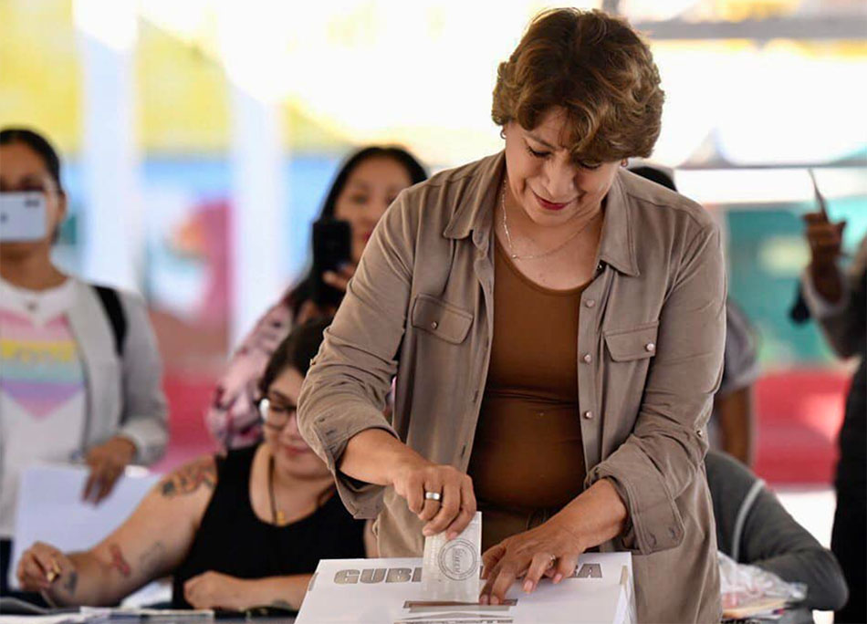 Delfina Gómez se perfila como la ganadora en el Estado de México - Ruta 135