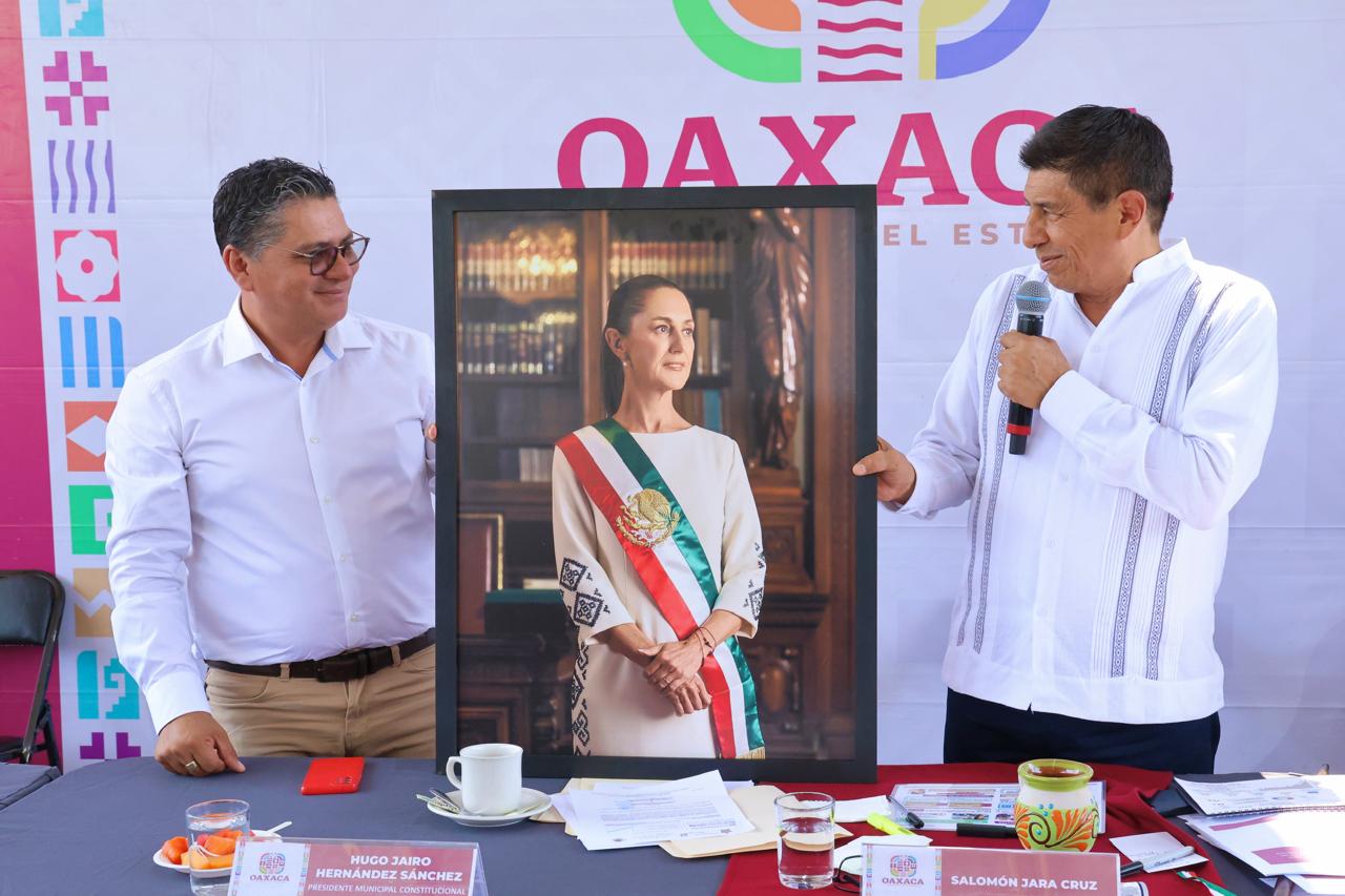 Procura Salomón Jara desarrollo de Mariscala de Juárez con obra de agua ...